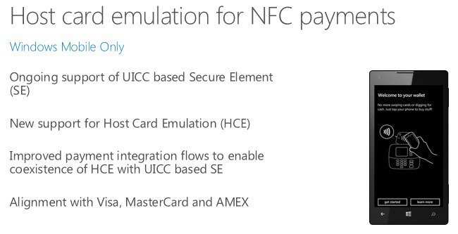Windows 10 Mobile unterstützt NFC Standard HCE - schneller bezahlen ...