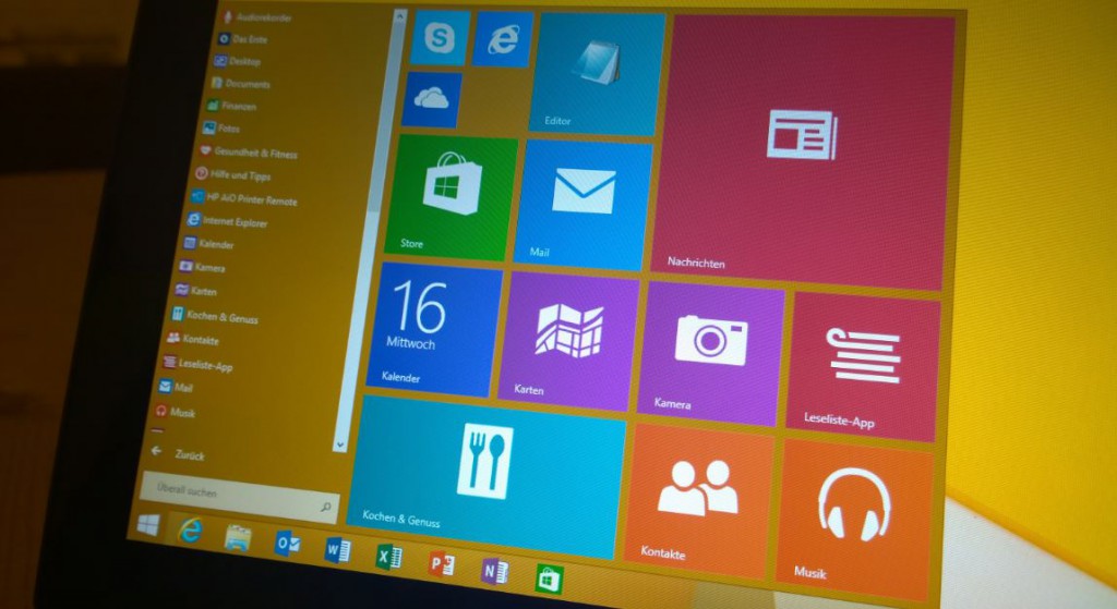Hands-On: Windows RT 8.1 Update 3 und das neue Startmenü - WindowsUnited