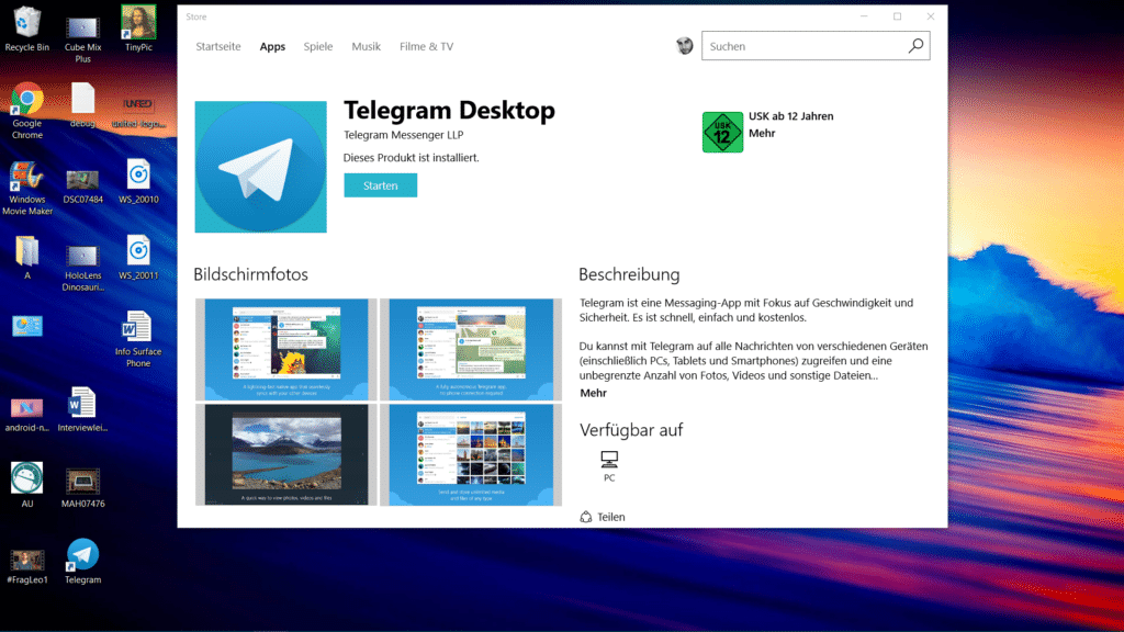 Telegram Desktop App jetzt im Windows 10 Store verfügbar - WindowsUnited