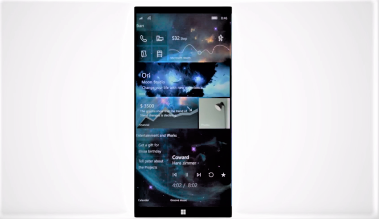 Geniales Fluent Design Konzept auf dem Surface Phone (Mobile ...