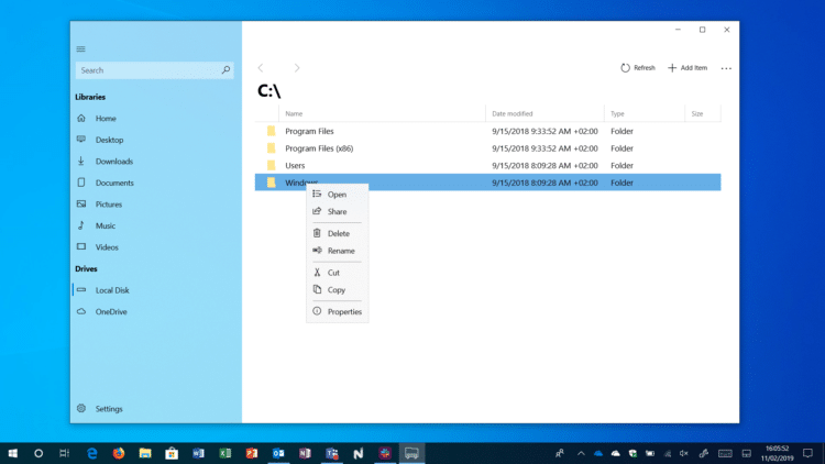 Windows 10 Datei Explorer im Fluent Design mit Files UWP - WindowsUnited