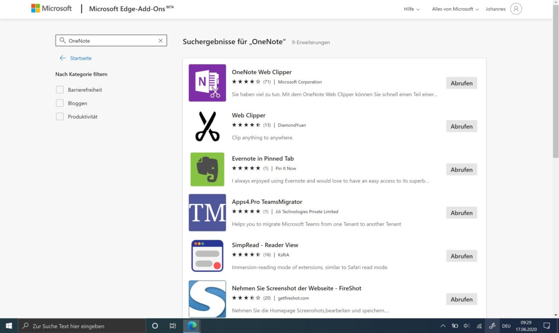 Der neue Microsoft Edge Add-On Store ist jetzt für alle verfügbar ...