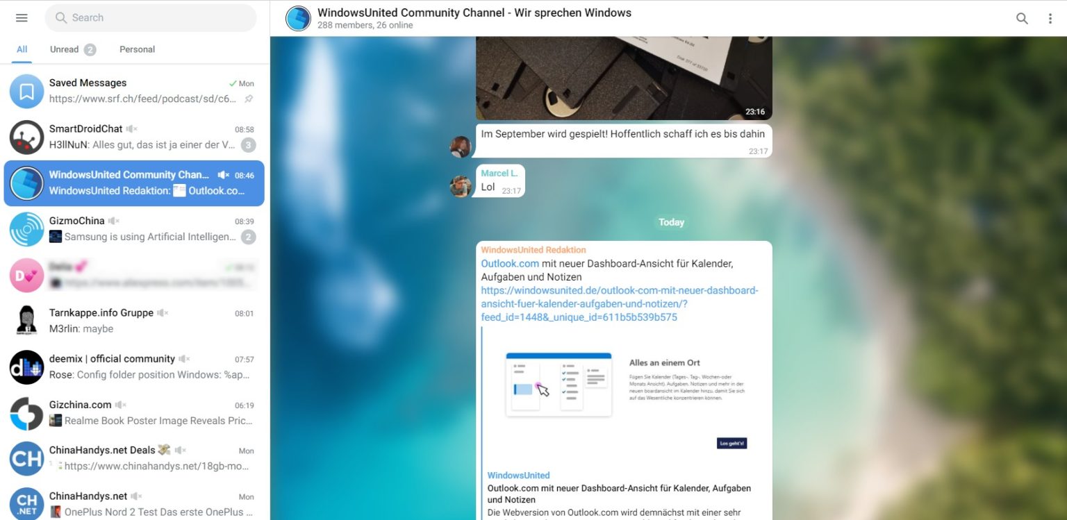 Telegram Web-App: So funktioniert Telegram auf dem Desktop - WindowsUnited