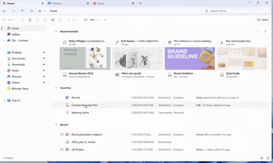 Microsoft zeigt den neuen Datei-Explorer für Windows 11 - WindowsUnited