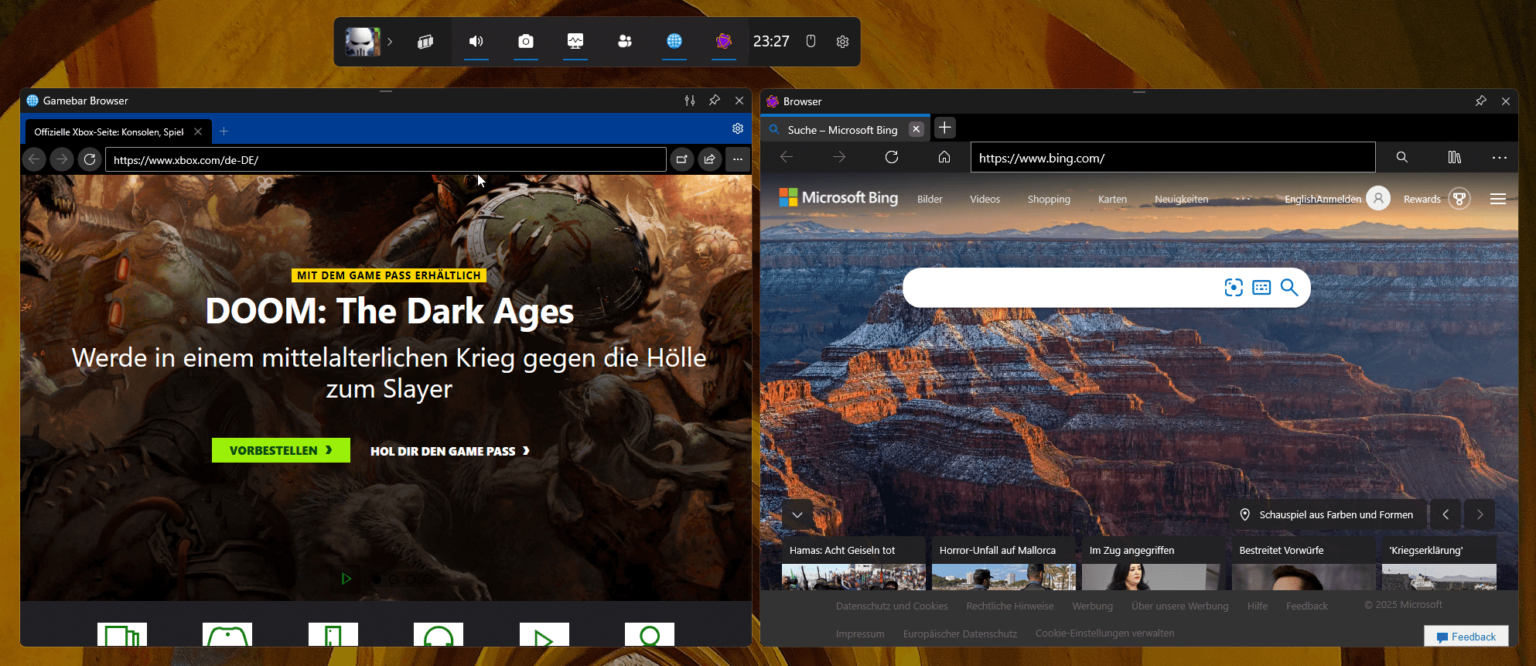 Microsoft Edge: Xbox Game Bar bekommt Browser Widget - WindowsUnited